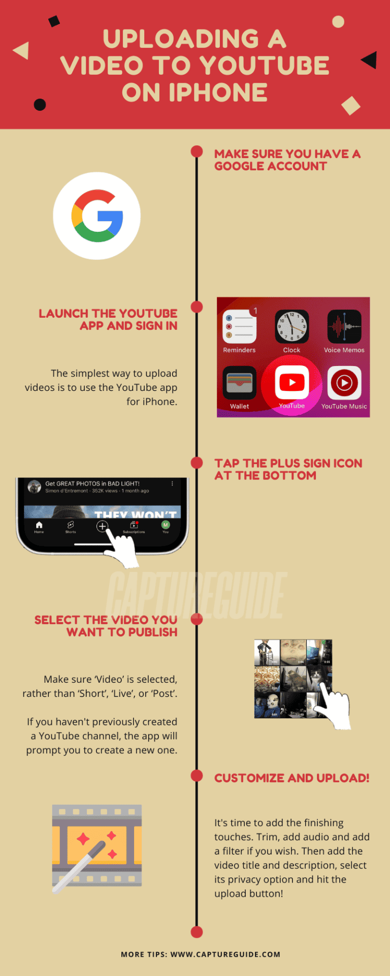How To Upload A Video To YouTube From iPhone (Simplest Method) - Capture Guide